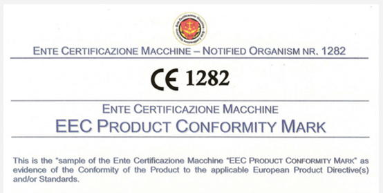 CE 1282 Certification